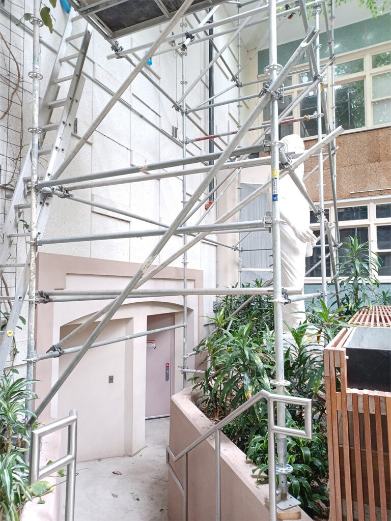 Calgary Scaffolding Project – UofC Admin Atrium Commercial Scaffolding